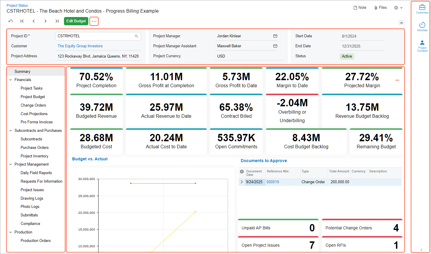 MYOB Acumatica 2025.2: A 360° Project Dashboard, Lifecycle Control ...